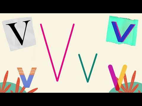 Beginning Sound - Letter Vv | Phonics | Words that start with Vv | Low ...