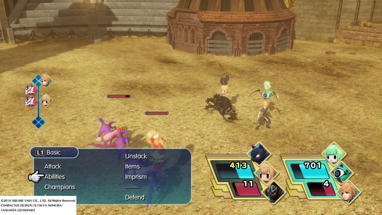 WORLD OF FINAL FANTASY - Coliseum - Forest Fauna 1 - YouTube