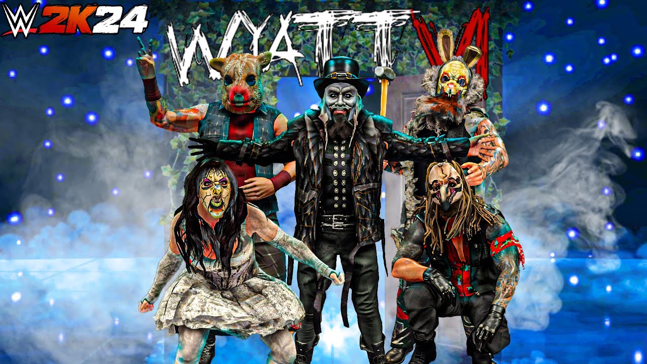 WWE 2K24 The Wyatt Sick6 & Uncle Howdy Return To WWE at RAW - YouTube