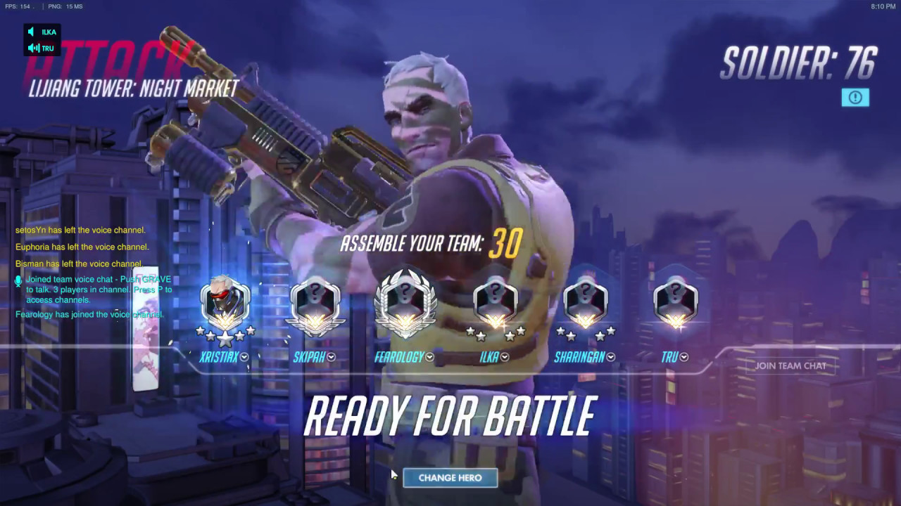 Overwatch Grandmaster - Golden Weapon Commando: 76 Gameplay | Lijiang ...