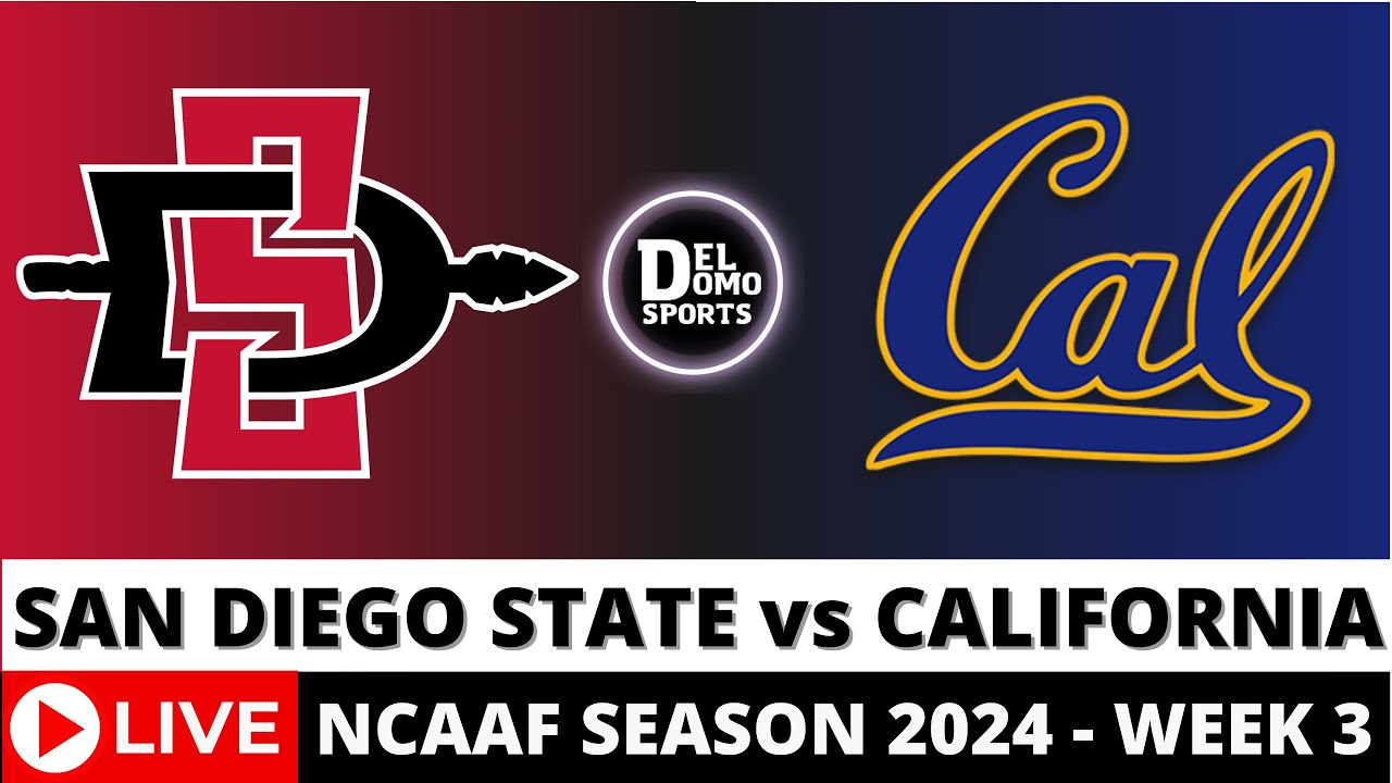SAN DIEGO STATE VS CALIFORNIA LIVE 🏈 NCAAF COLLEGE FOOTBALL GAME SCORE ...