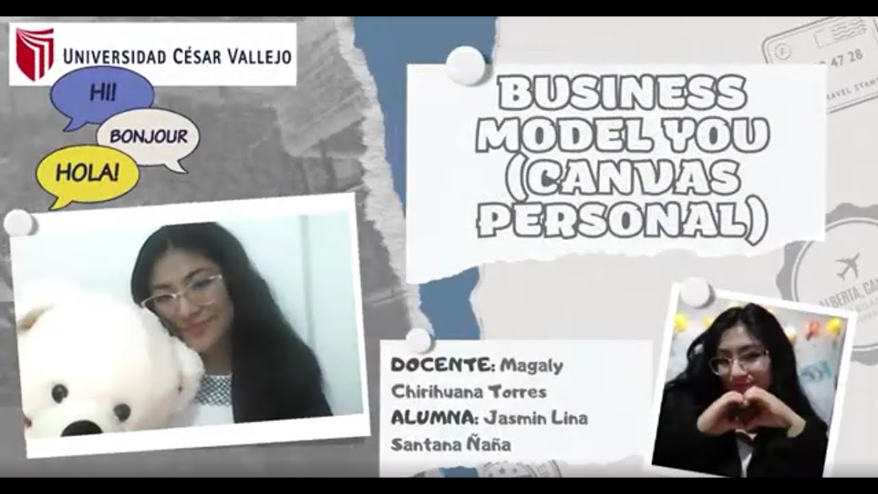 BUSINESS MODEL YOU (CANVAS PERSONAL) UCV - YouTube