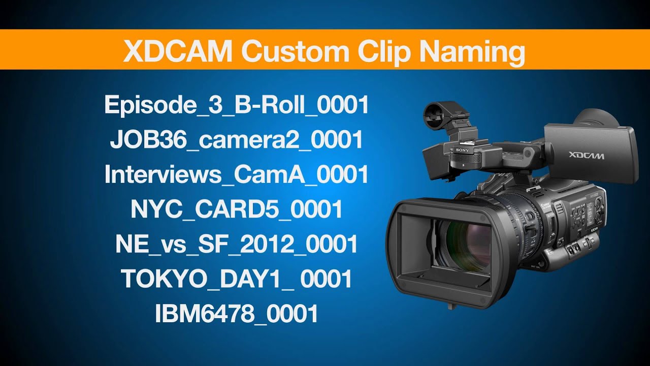 XDCAM Essentials Episode 3 - The Benefits of XDCAM Workflow Part 1 ...