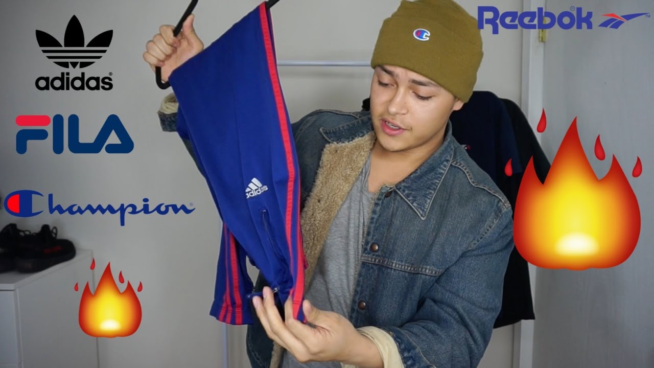 THRIFT STORE STREETWEAR PICKUPS ｜2017｜ADIDAS/CHAMPION - YouTube