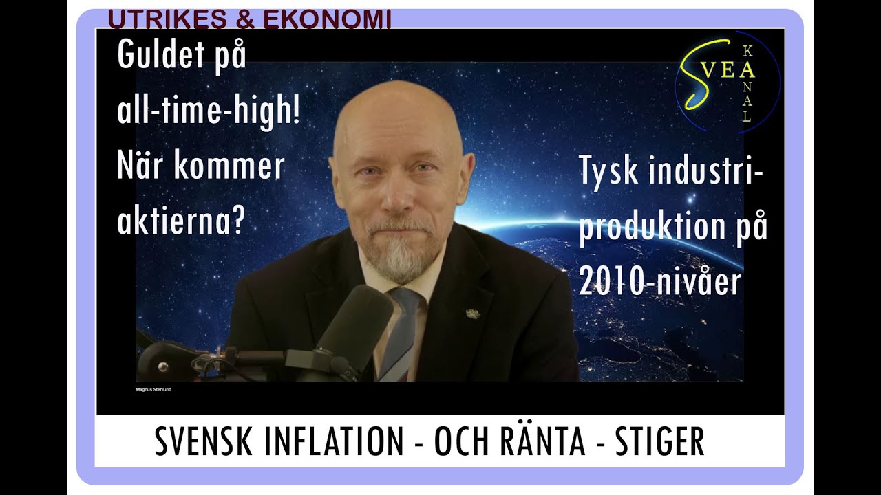 Utrikes & Ekonomi: Svensk inflation - och ränta - stiger - YouTube