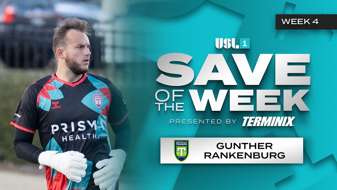 No problem for DJ Gazza 🙂‍↔️🎧 | USL League One Save of the Week: Week 4 ...