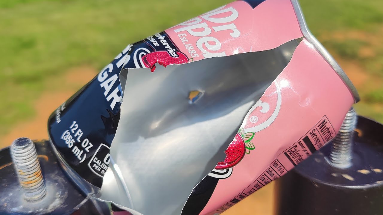 Slo-mo can explosion 💥 - YouTube