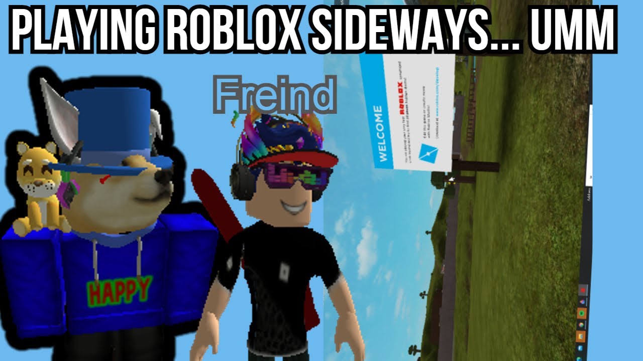 PLAYING Roblox Sideways... - YouTube