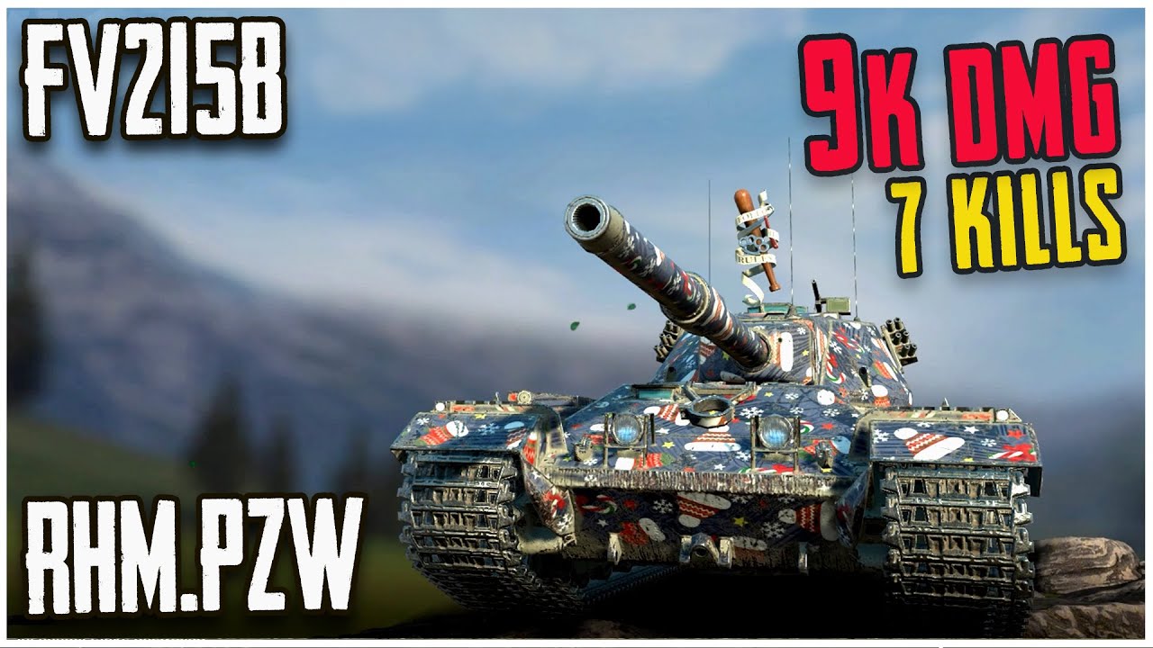 Rhm.Pzw & FV215b WoT Blitz | Gameplay Episode - YouTube