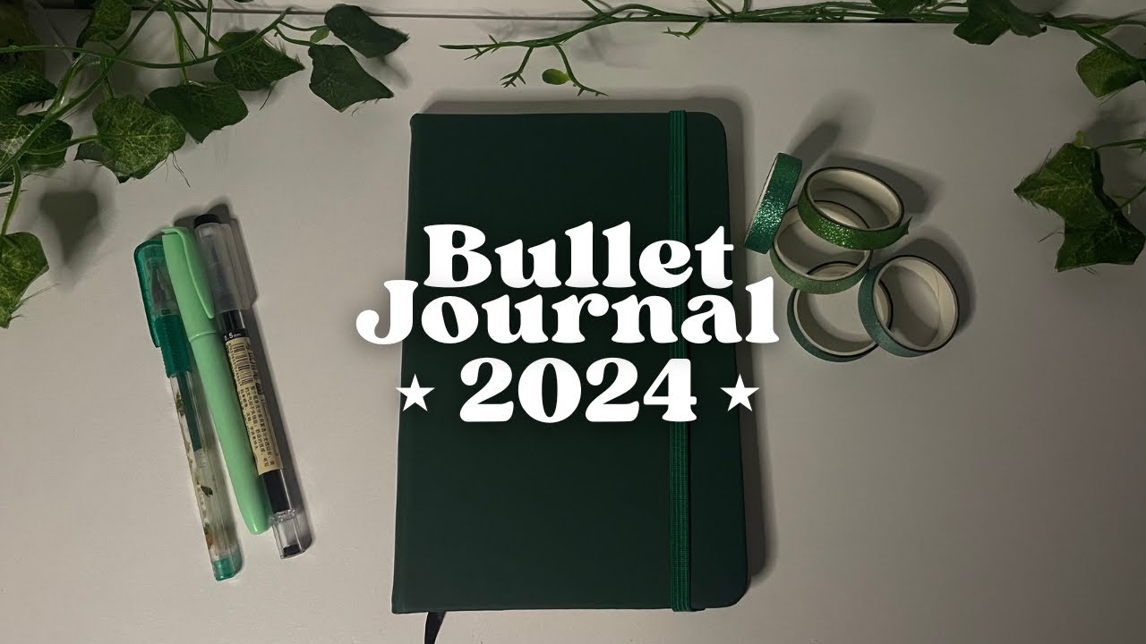 meu BULLET JOURNAL para 2024 ★ setup | bullet journal para iniciantes 💫 ...