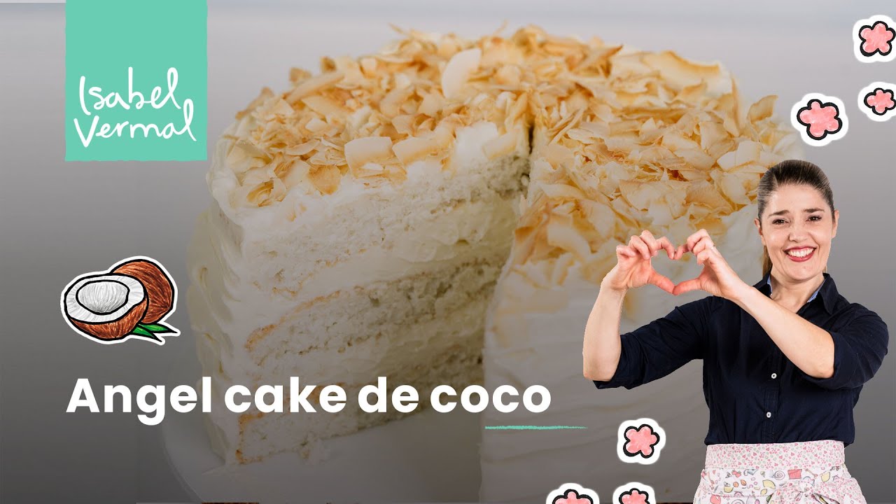 Angel cake de coco - YouTube