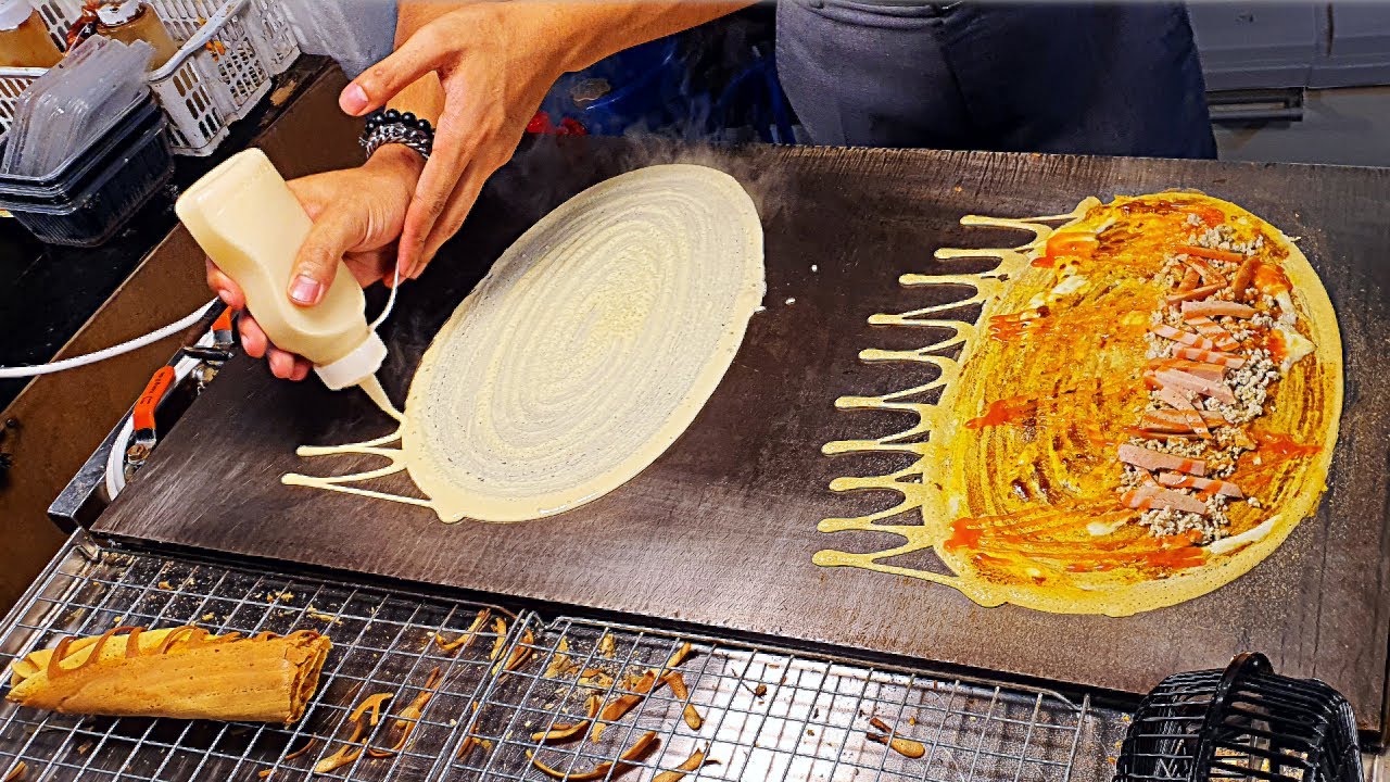 Crepe Making | Selling 2000 Crepes @Jodd Fairs - YouTube