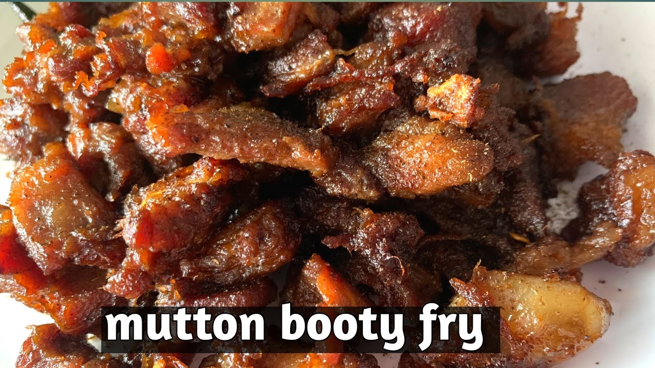mutton fry | mutton booty fry recipe | spicy mutton fry | mutton recipe ...