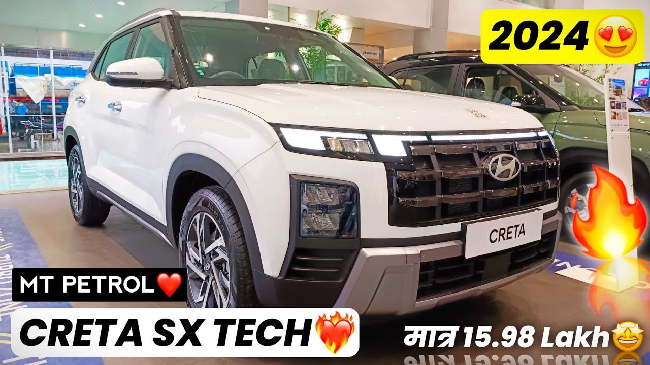 2024 All New Hyundai Creta SX Tech MT Petrol Detailed Review ️‍🔥| With ...