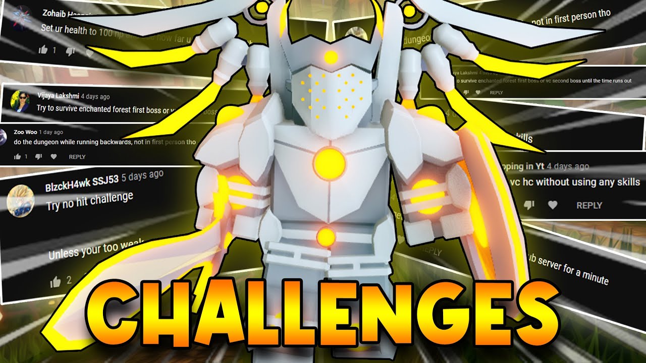 Doing YOUR Challenges! #1 | Dungeon Quest [Roblox] - YouTube