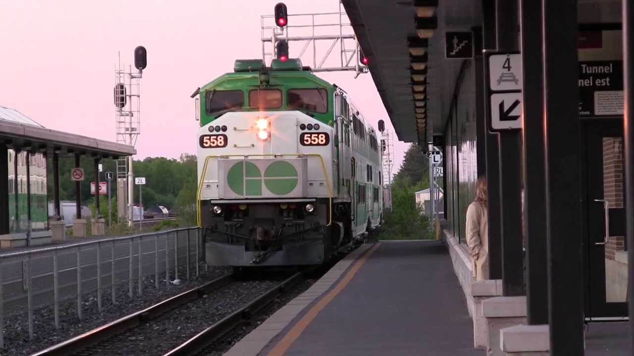 [HD] Go Transit F59PH 558 Arriving @ Aldershot - YouTube