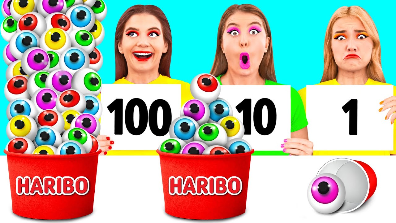 100 Слоев Еды Челлендж | Забавные Лайфхаки с Едой от DoDo Challenge - YouTube