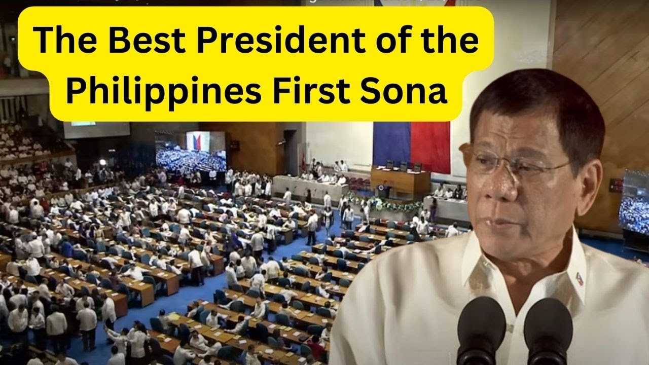 Ang Kanyang Unang SONA. Former President Rodrigo Roa Duterte Delivers a ...