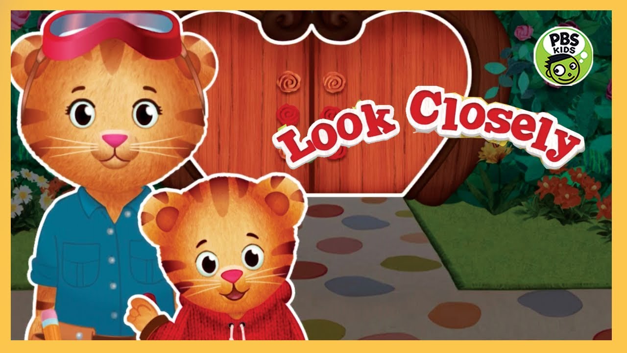 Look Closely | Daniel Tiger - PBS Games - YouTube