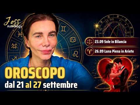 Oroscopo della settimana di Joss dal 21 al 27 Settembre