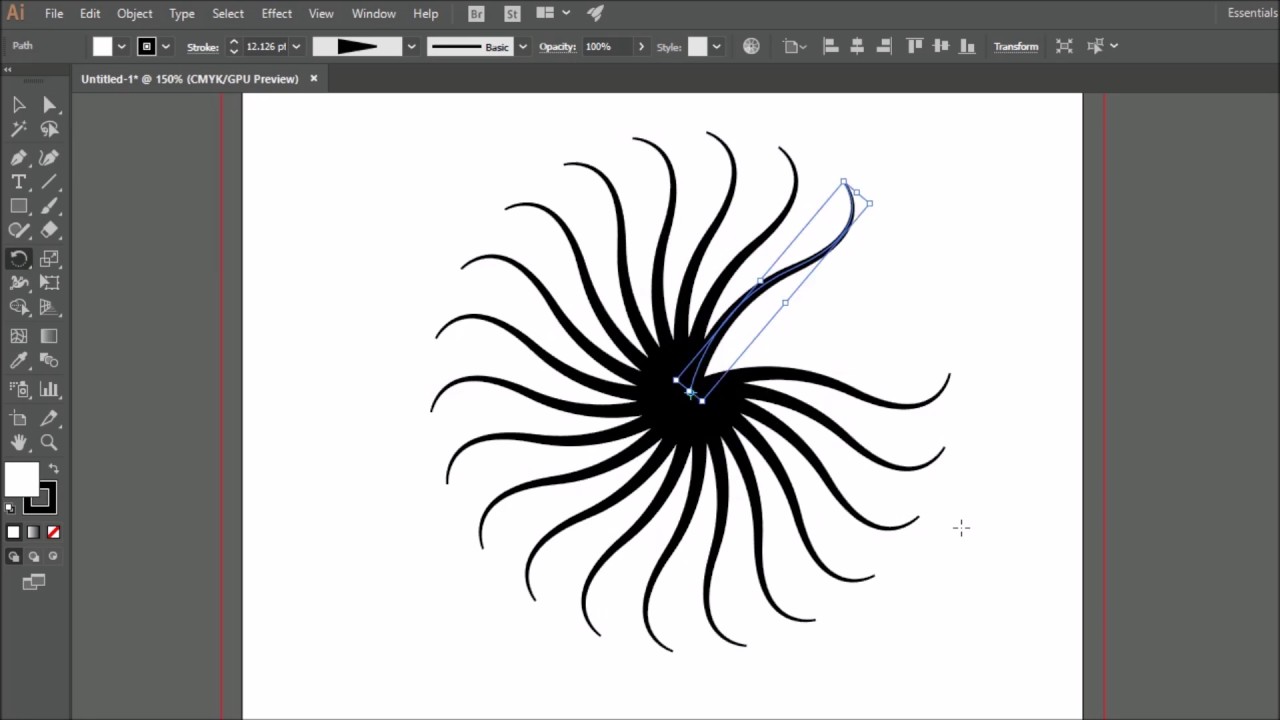 How To Duplicate Rotate Shapes From Specific Point In Adobe How To Duplicate Rotate Shapes From Specific Point In Adobe