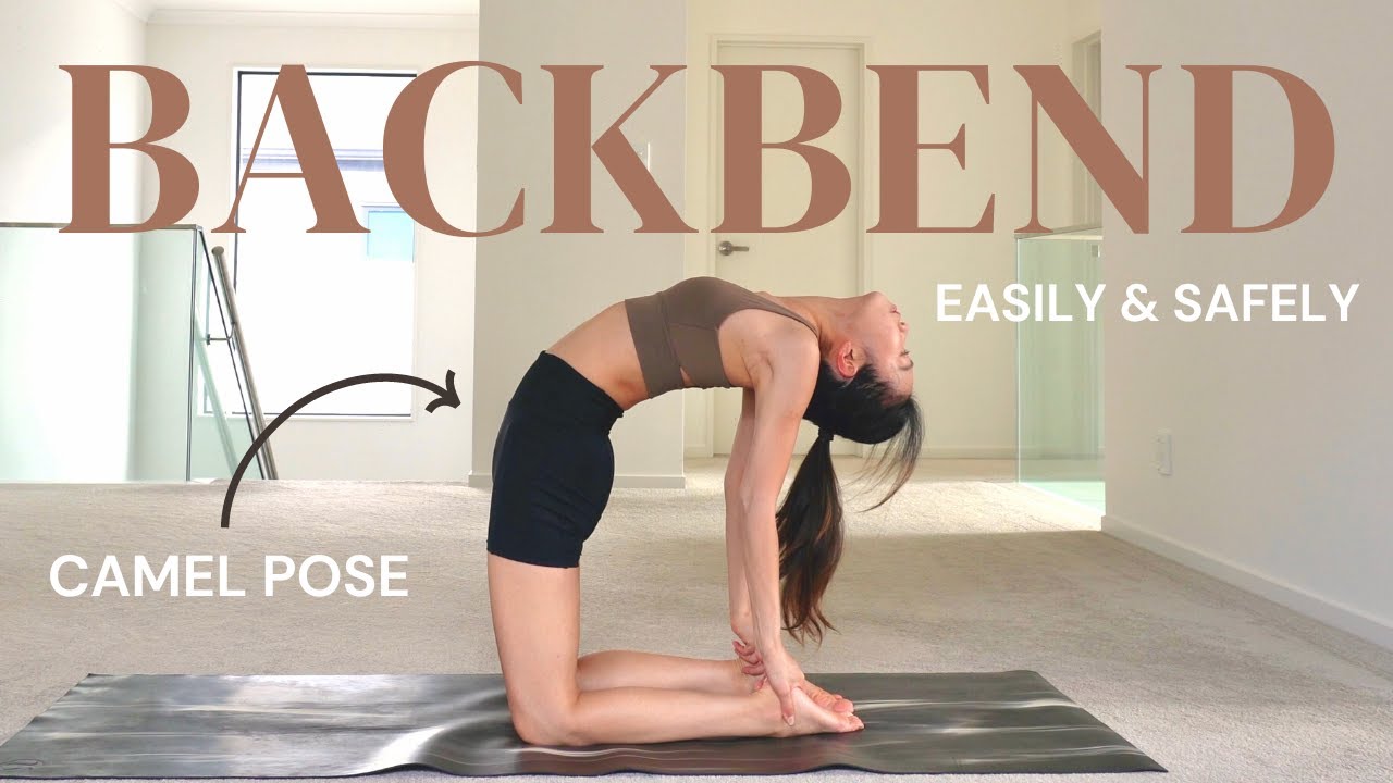 How to Backbend Safely & Easily | Camel Pose Tutorial 🐫 | FIX Lower ...