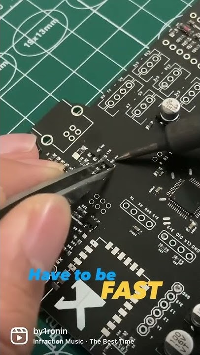 Soldering Esp8266 And Stm32f103 For Laser Controller Board Arduino
