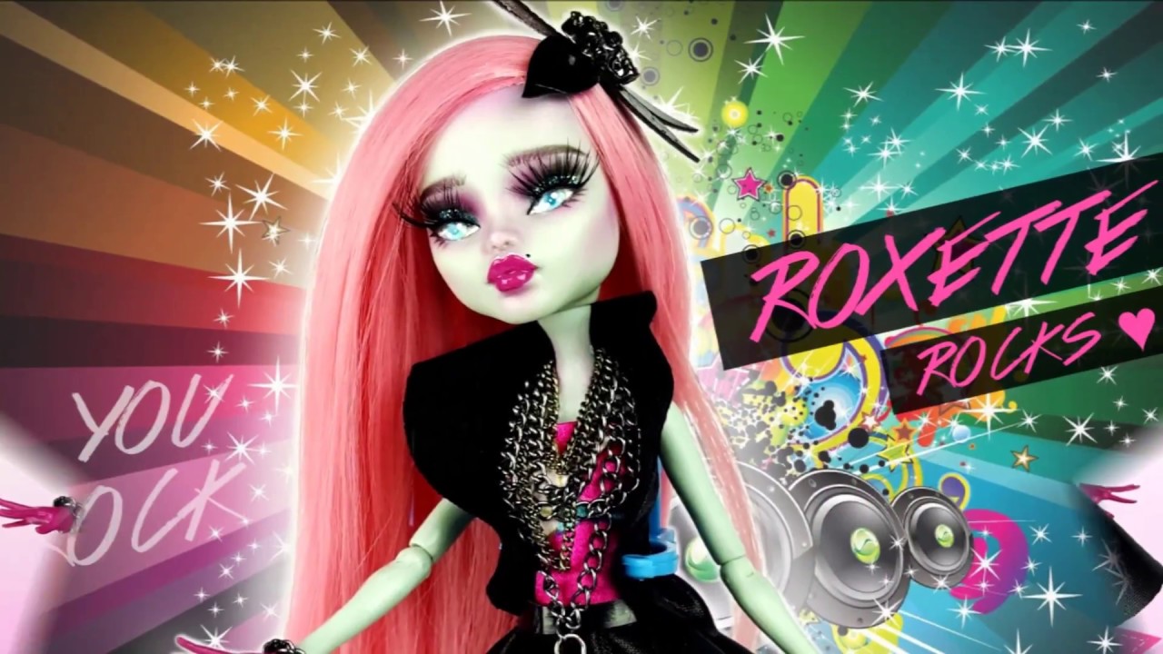 Doll Repaint Monster High (Frankie) ROXETTE ROCKS Punk Rock Custom Doll ...