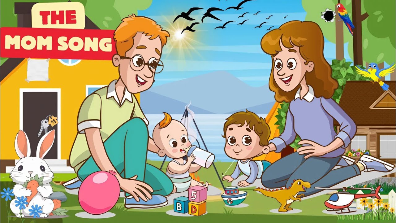 The Mom Song | Mother Nursery Rhymes | Mother Day Song | Nursery Rhymes ...