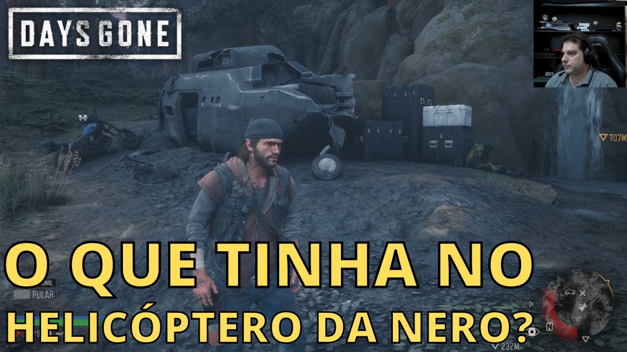 DAYS GONE NO PS5 – O QUE ENCONTREI NO HELICÓPTERO QUE CAIU DA NERO ...