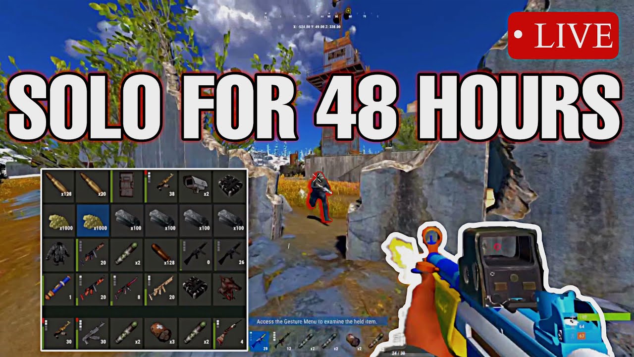 I Played Solo on Rust Console for 48 Hours - YouTube