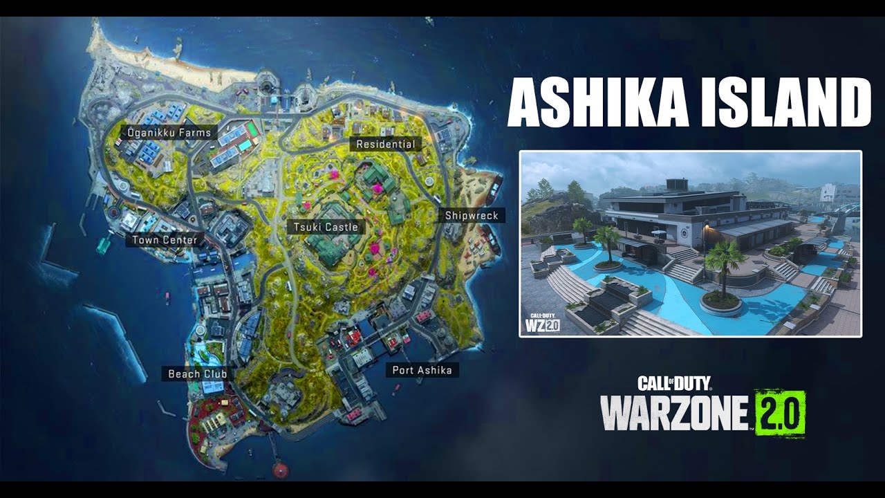 NOVO MAPA "ASHIKA ISLAND" RESSURGÊCIA - WARZONE 2 - YouTube