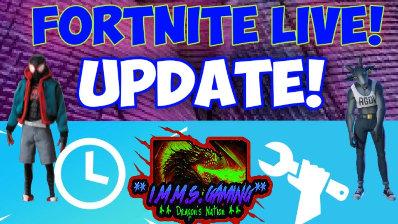 Fortnite Live! Update! & Upcoming thoughts - YouTube