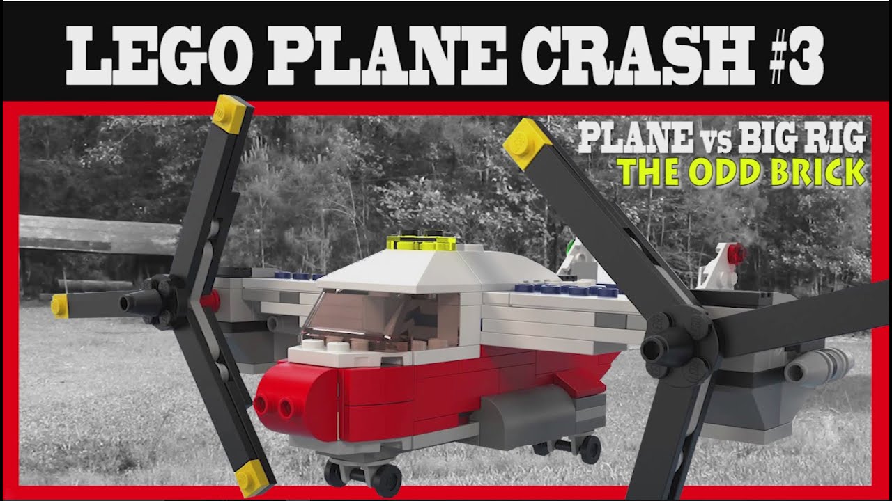 LEGO Plane Crash #3 -Plane VS Big Rig - YouTube