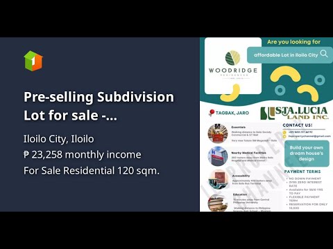 Pre-selling Subdivision Lot for sale - Metropolis, Jaro Area - YouTube