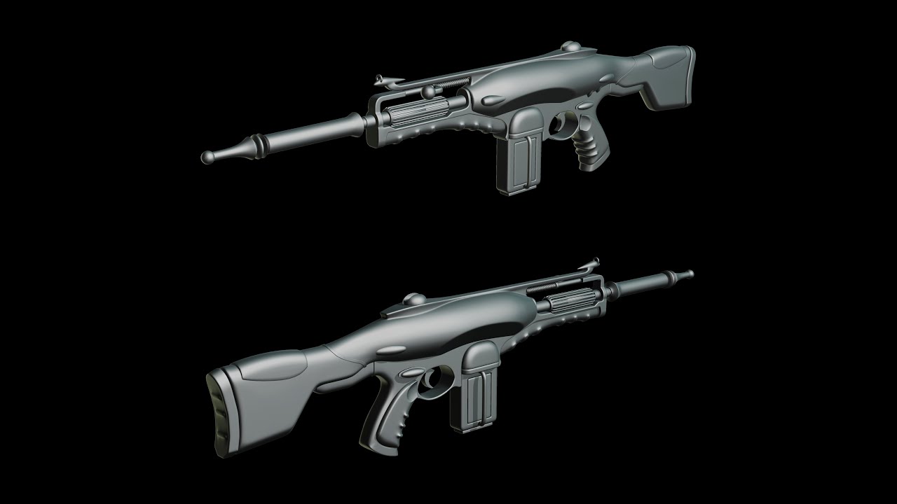 G.U.N Phantom modeling timelapse | Daily practice - YouTube