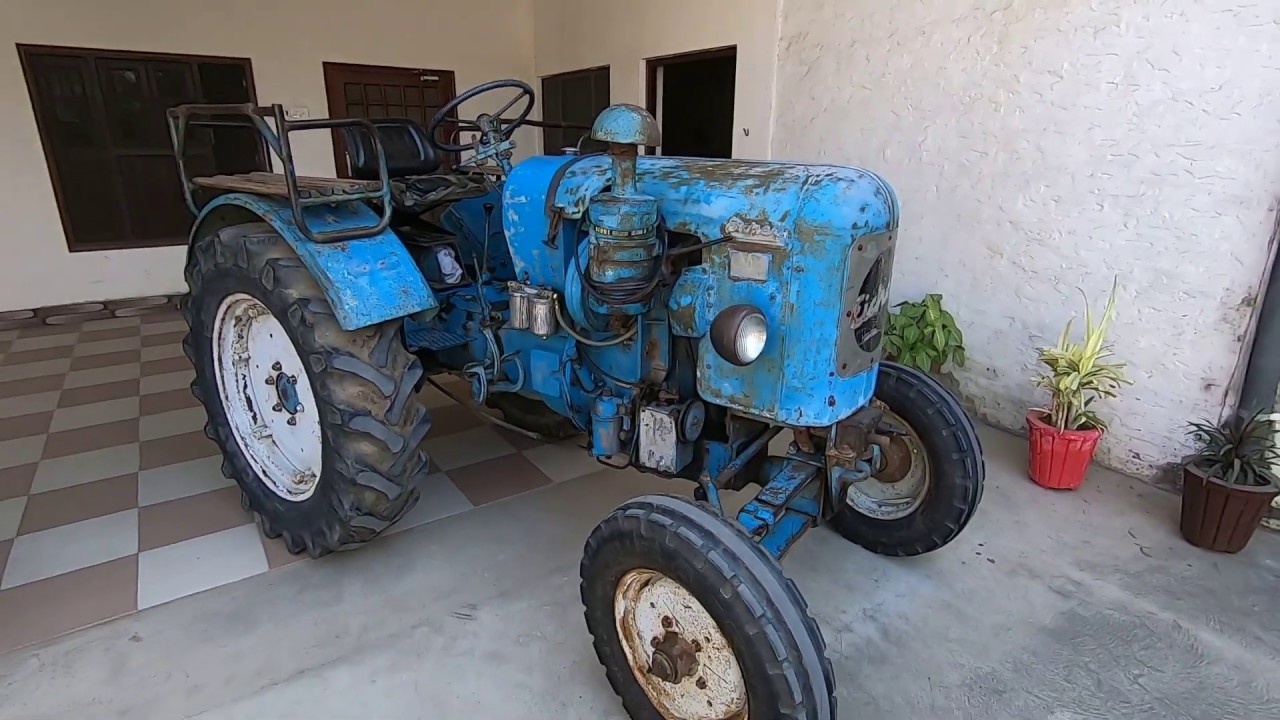 Eicher air cooled tractor model 1974 full feature & specification - YouTube