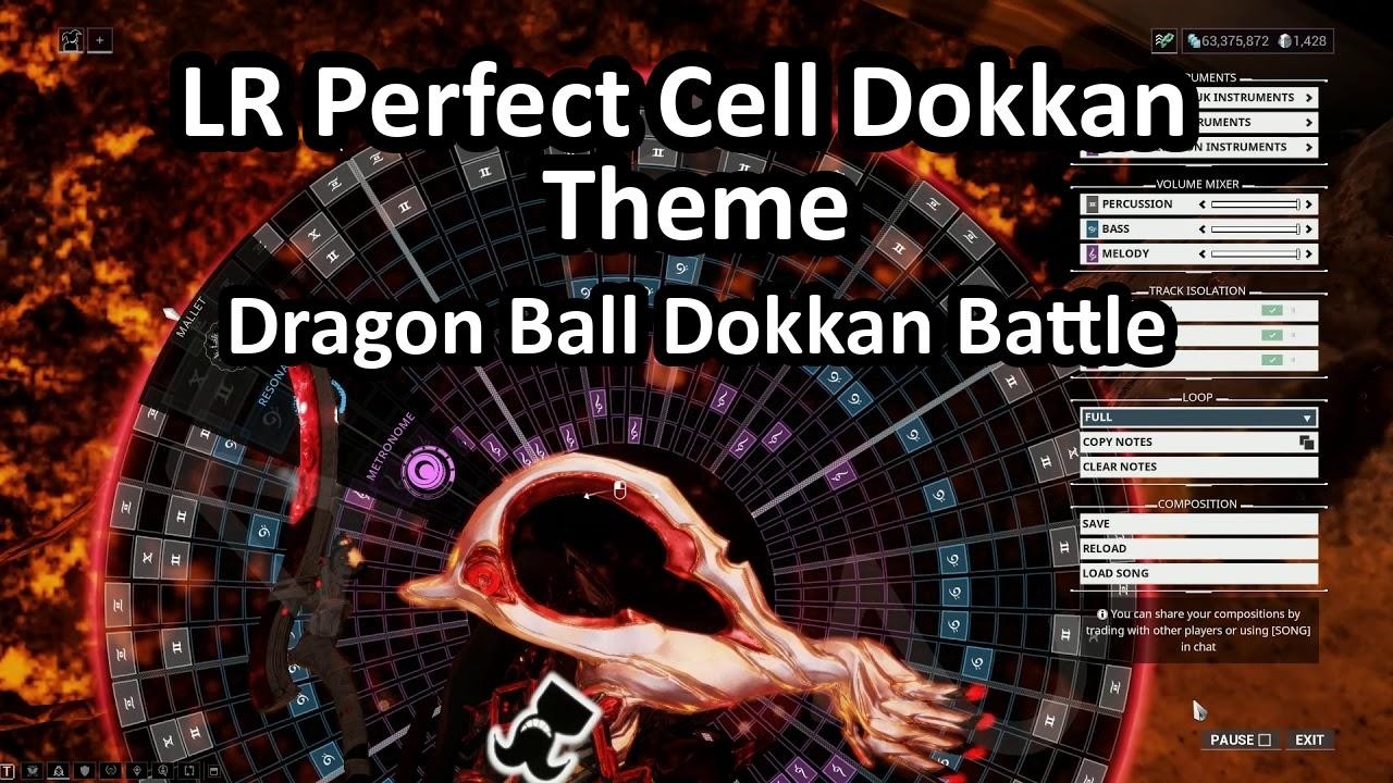 Warframe Mandachord: LR Perfect Cell Dokkan Theme (Dragon Ball Dokkan ...