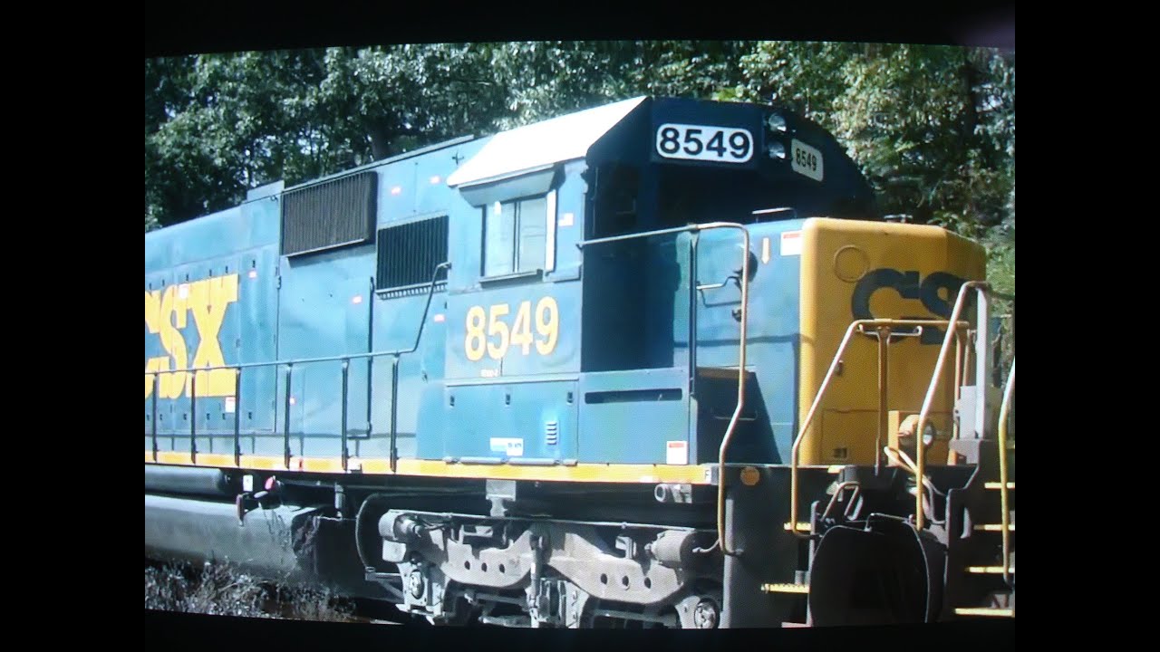 EMD SD50-2 On CSX Coal Train - YouTube