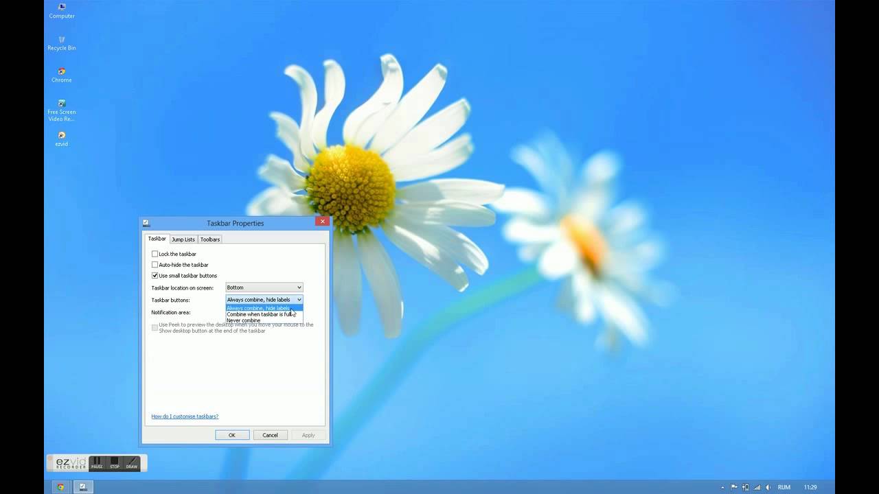 Windows 8 How To Make Taskbar Icons Smaller YouTube windows-8-how-to-make-taskbar-icons-smaller-youtube