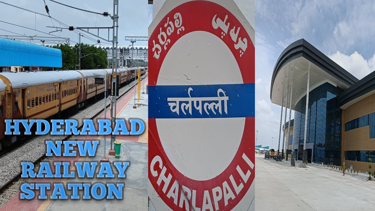 Charlapalli railway station 2024 ll చర్లపల్లి రైల్వే స్టేషన్ ll ...