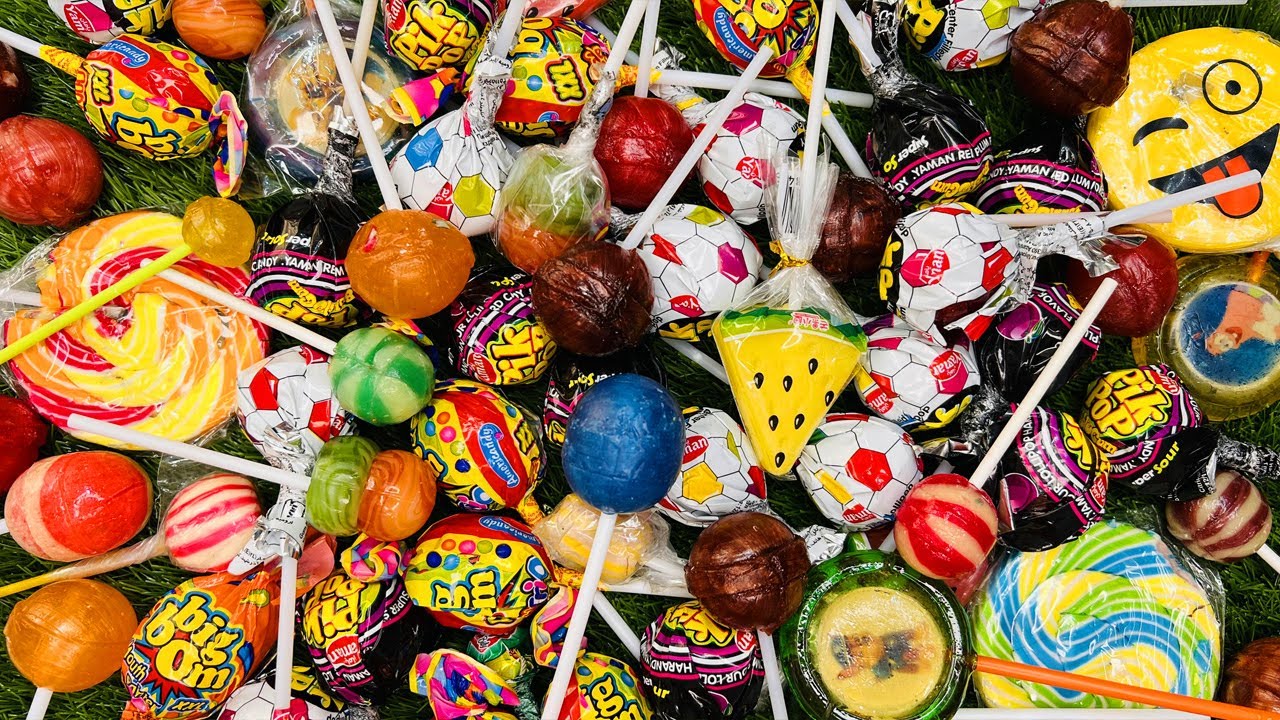 Unboxing too many Lollipops🍭 Different Rainbow Lollipops🍭Delicious ...
