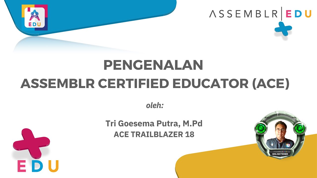 Tutorial 3# Pengenalan Assemblr Certified Educator (ACE) - YouTube
