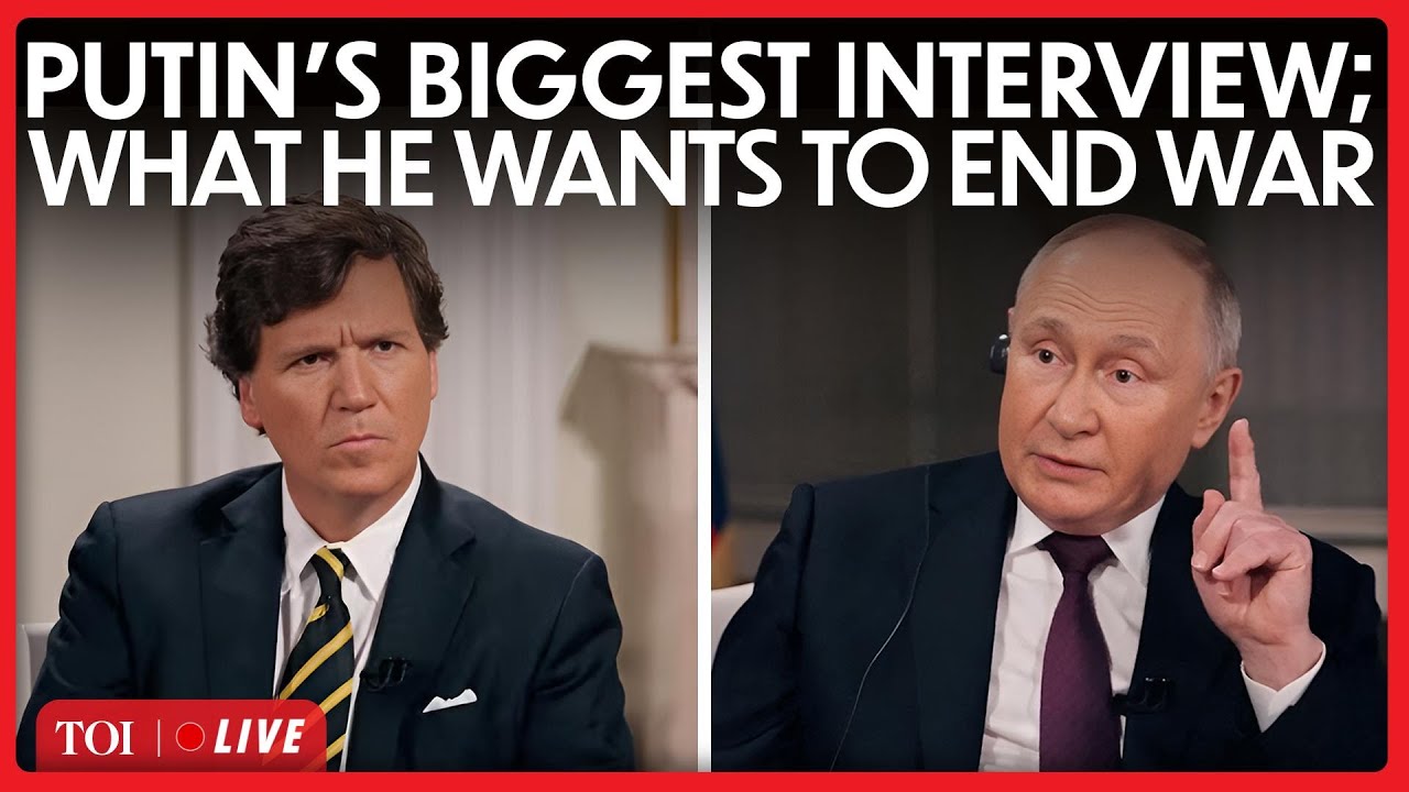 Putin’s UNFILTERED Interview With Tucker Carlson; 'Ukraine War Will Be ...