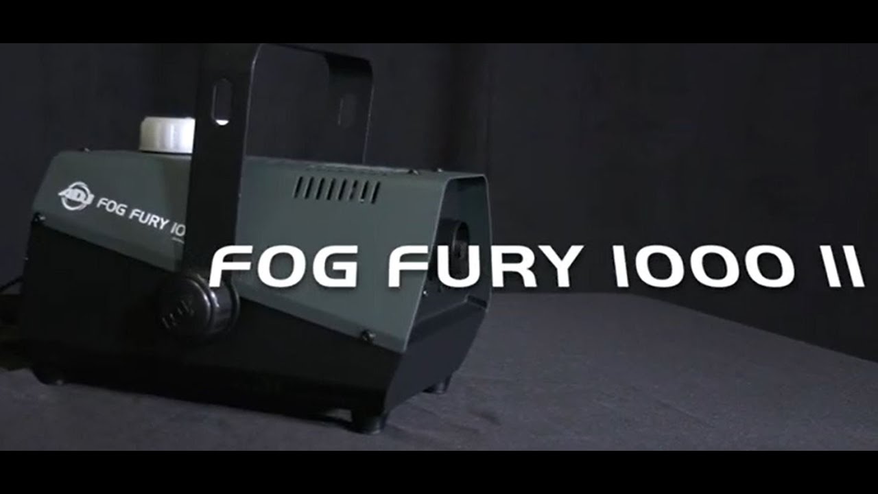 ADJ Fog Furry 1000 II Product Demo - YouTube