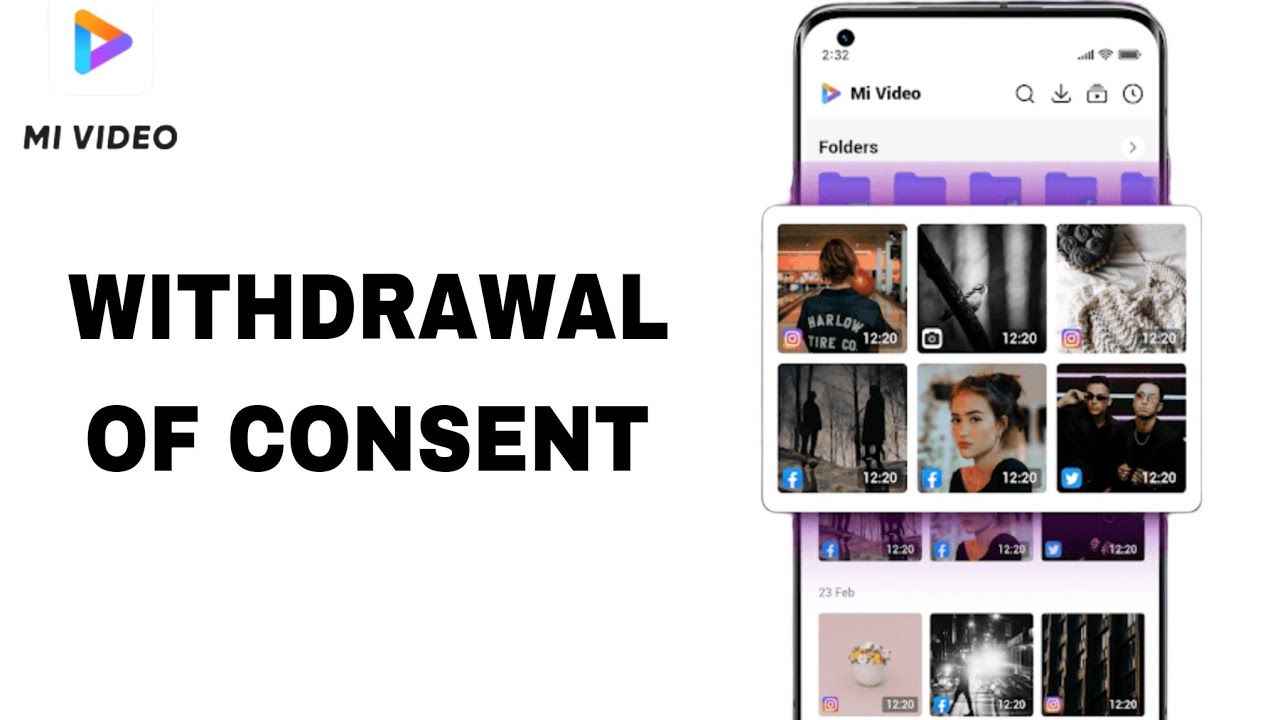 How To Withdrawal Of Consent On Mi Video App - YouTube