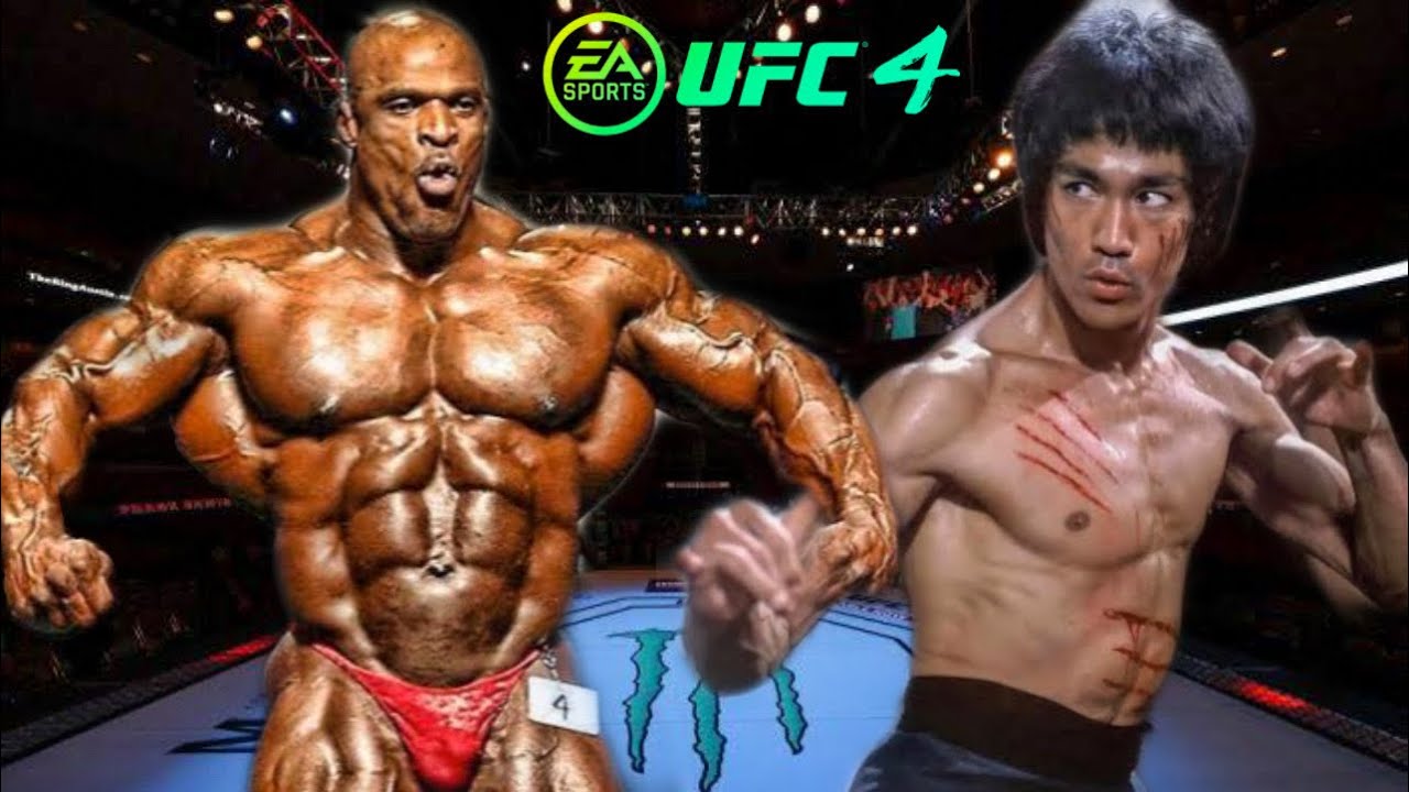BRUCE LEE VS RONNIE COLEMAN (EA SPORTS UFC 4) PS5 | BRUCE LEE ONE INCH ...