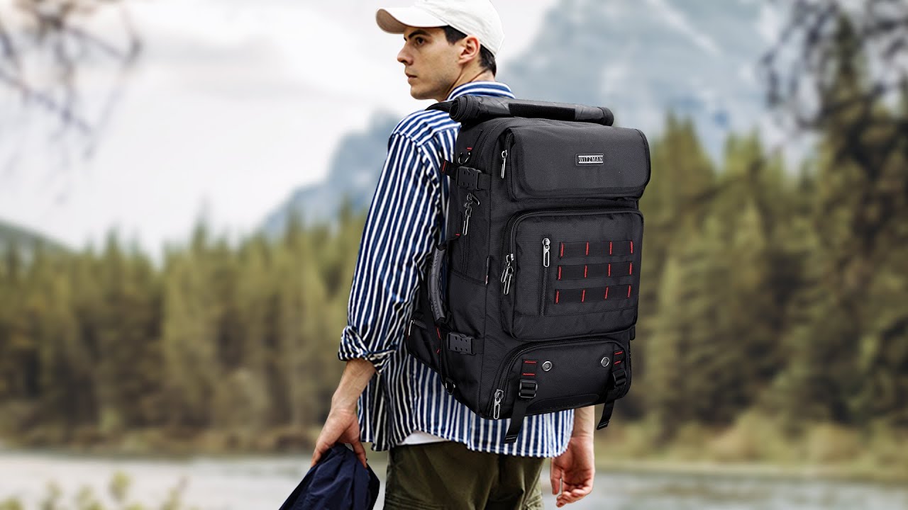WITZMAN Carry on TraveL Backpack for Men Airline Approved Convertible ...