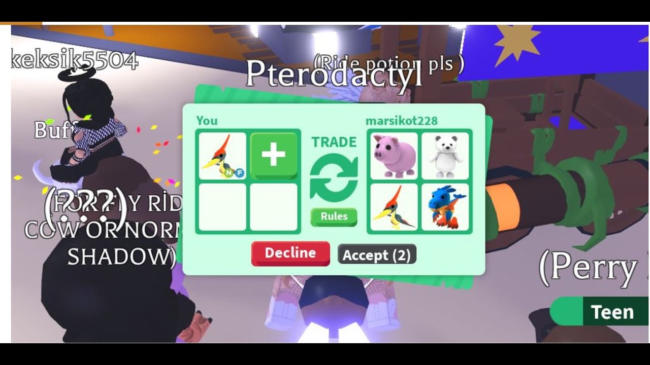 MAKING A NEON PTERODACTYL IN ADOPT ME ROBLOX! - YouTube
