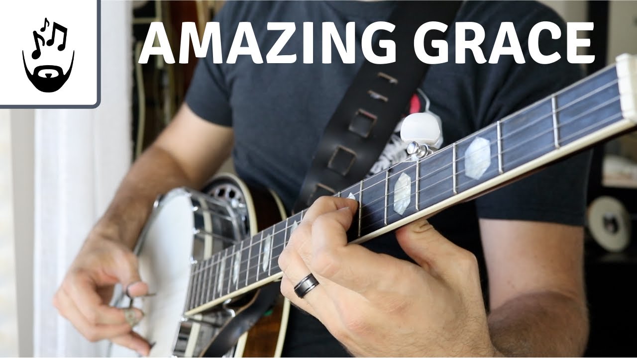 Amazing Grace on the Banjo - Original Intro - YouTube